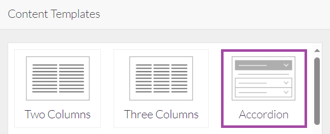 Adding An Accordion Juniper Websites Help Centre