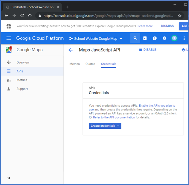 Google Map API Key Creation – Juniper Websites Help Centre