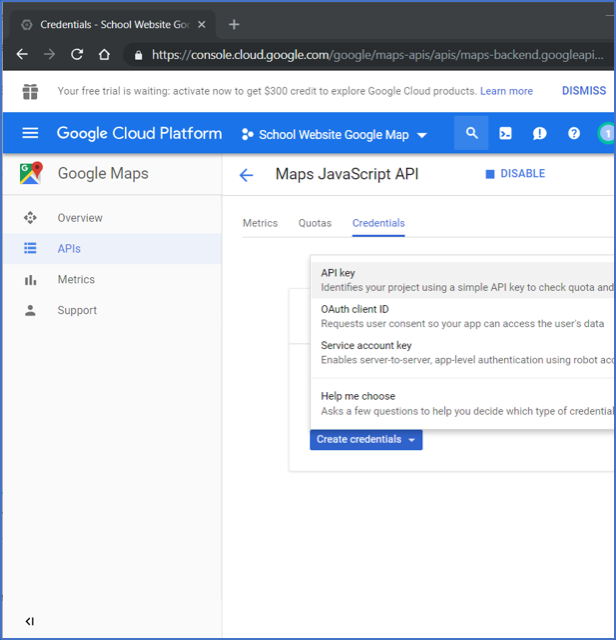 Google Map API Key Creation – Juniper Websites Help Centre