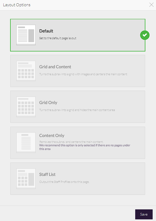 Using Page Layout and Grid Navigation Options – Juniper Websites Help ...